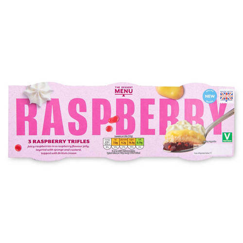 Raspberry Trifles 3 Pack | ALDI UK